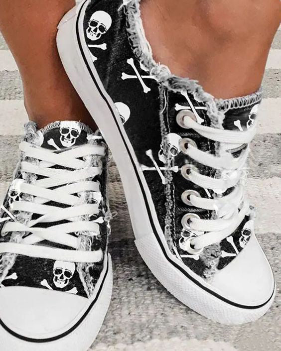 Just Love Skulls & Bones Shoes - Summer Edition