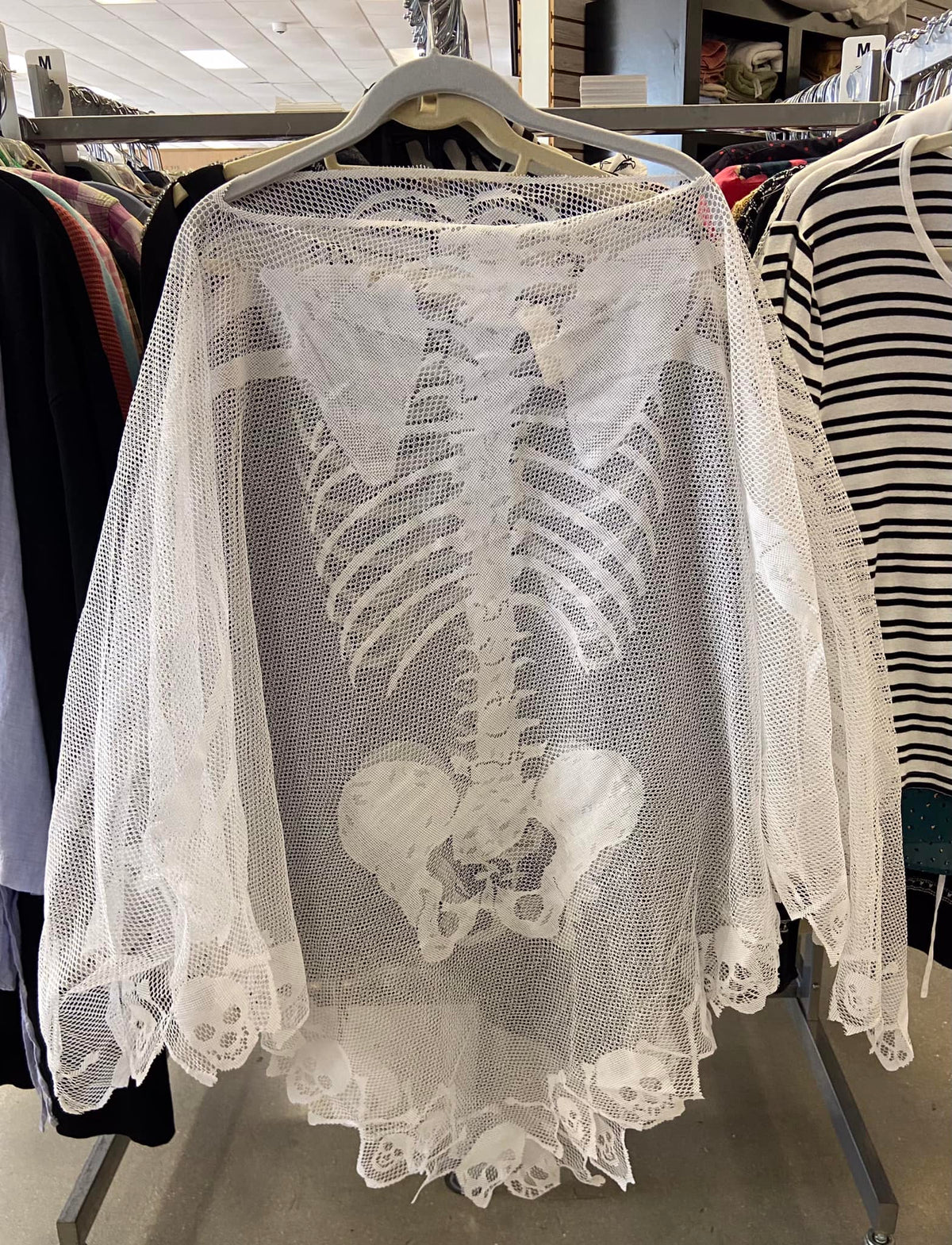 Just Love Skulls Lace Poncho