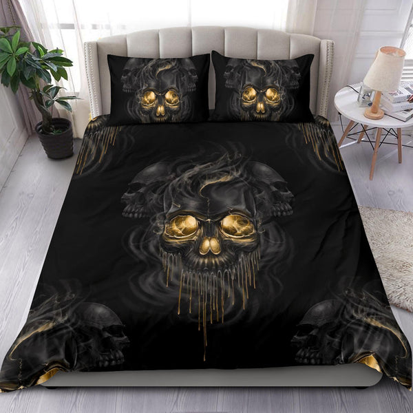 Melting Skull Bedding Set - Just Love Skulls